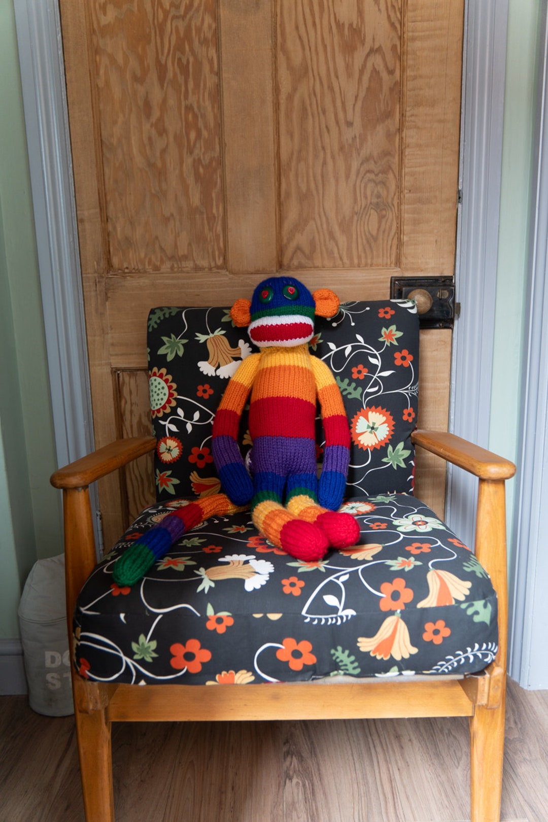 LGBTQ Pride Chunky Hand-knitted Toy Sock Monkey - Etsy