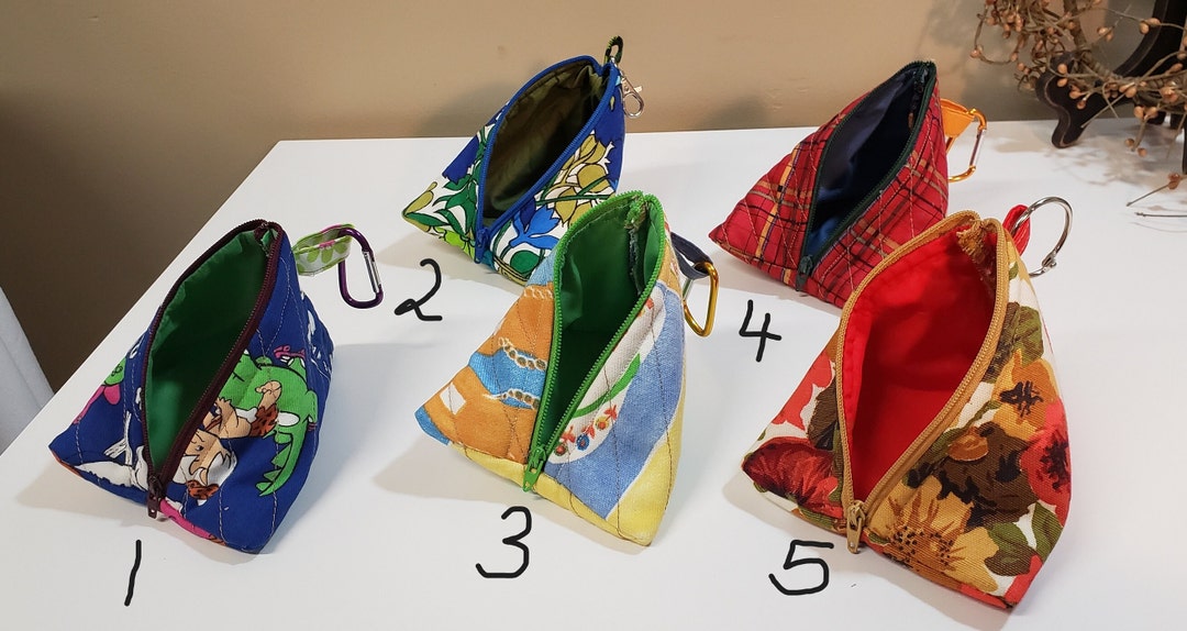 Triangle Zipper Pouch Gift Coin Purse - Etsy