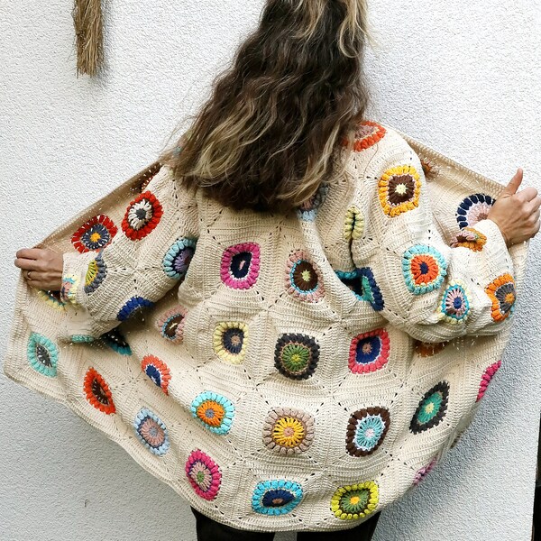 Bohemian Sweater - Etsy
