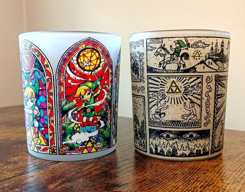 Zelda Wind Waker Textured Glass Whiskey Tumbler Set - Etsy