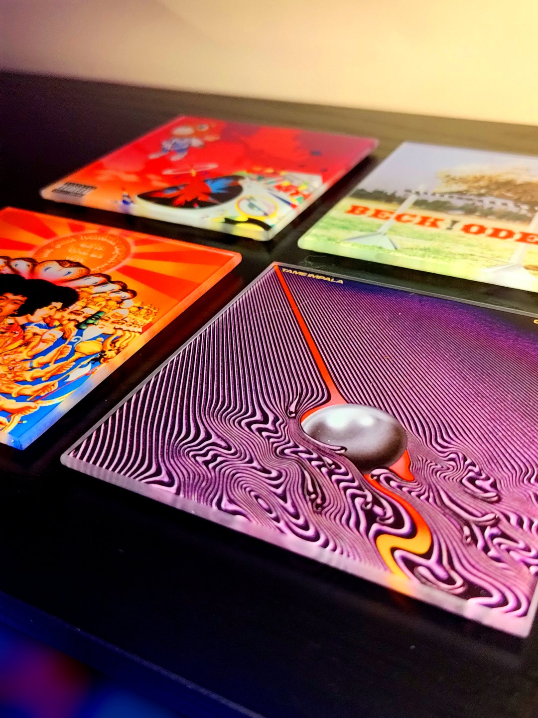 Album Art Glass Coasters - CHOOSE ANY ALBUM! - Music Enthusiast ...