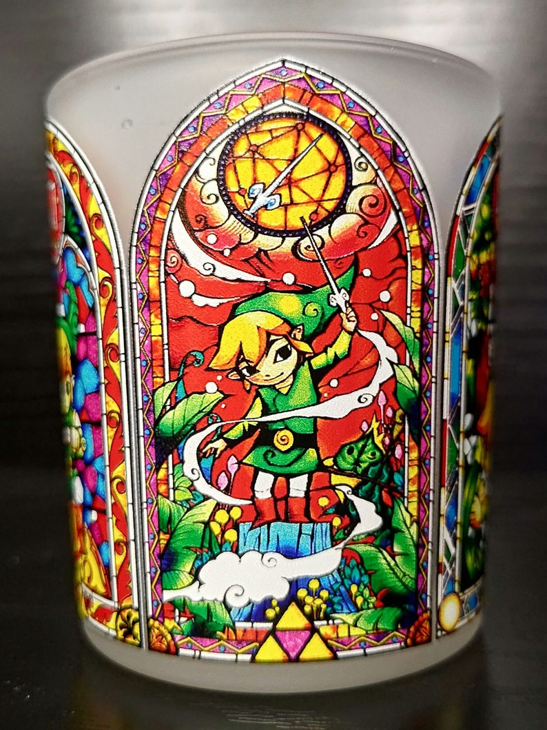 Zelda Wind Waker Textured Glass Whiskey Tumbler Set - Etsy