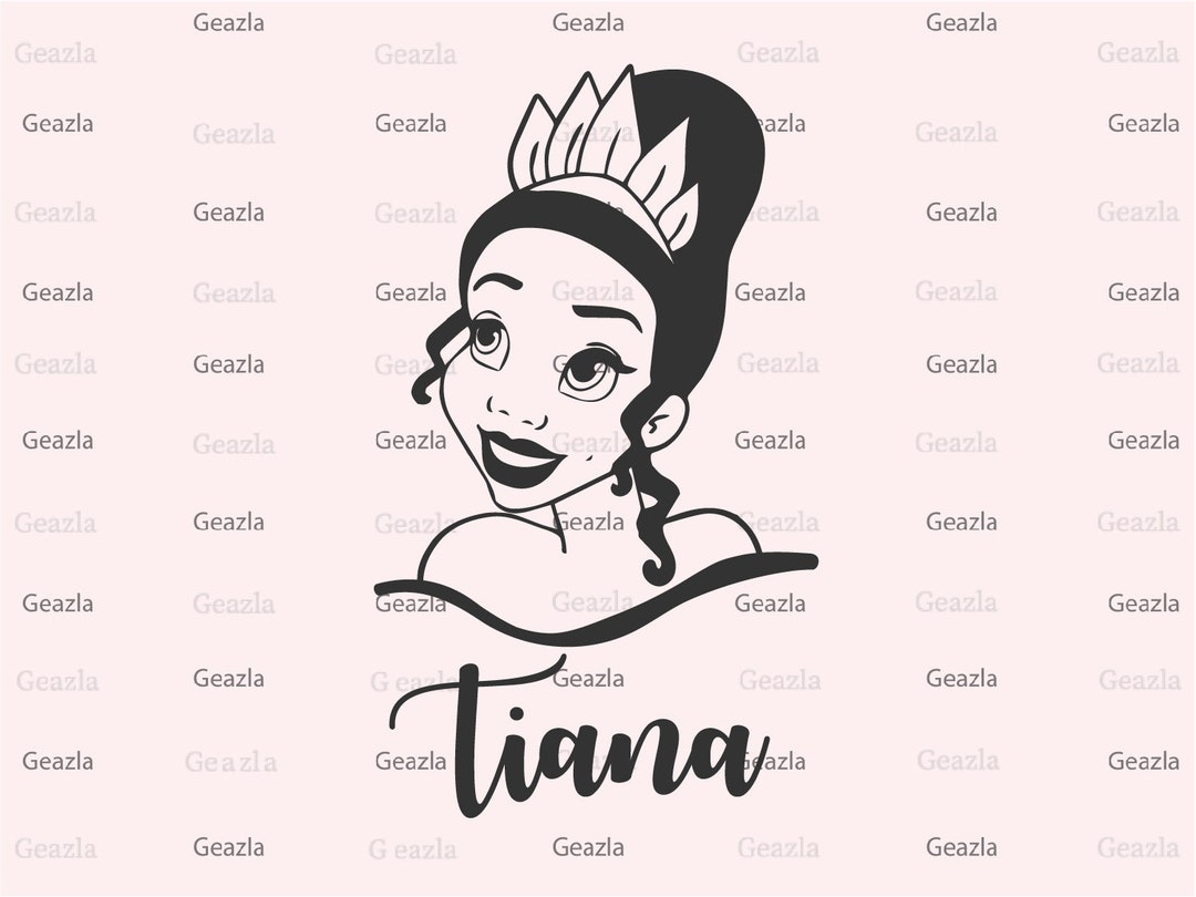Tiana Svg, Princess Tiana Svg, Vinyl Cut File, Tshirt Design, Svg File ...