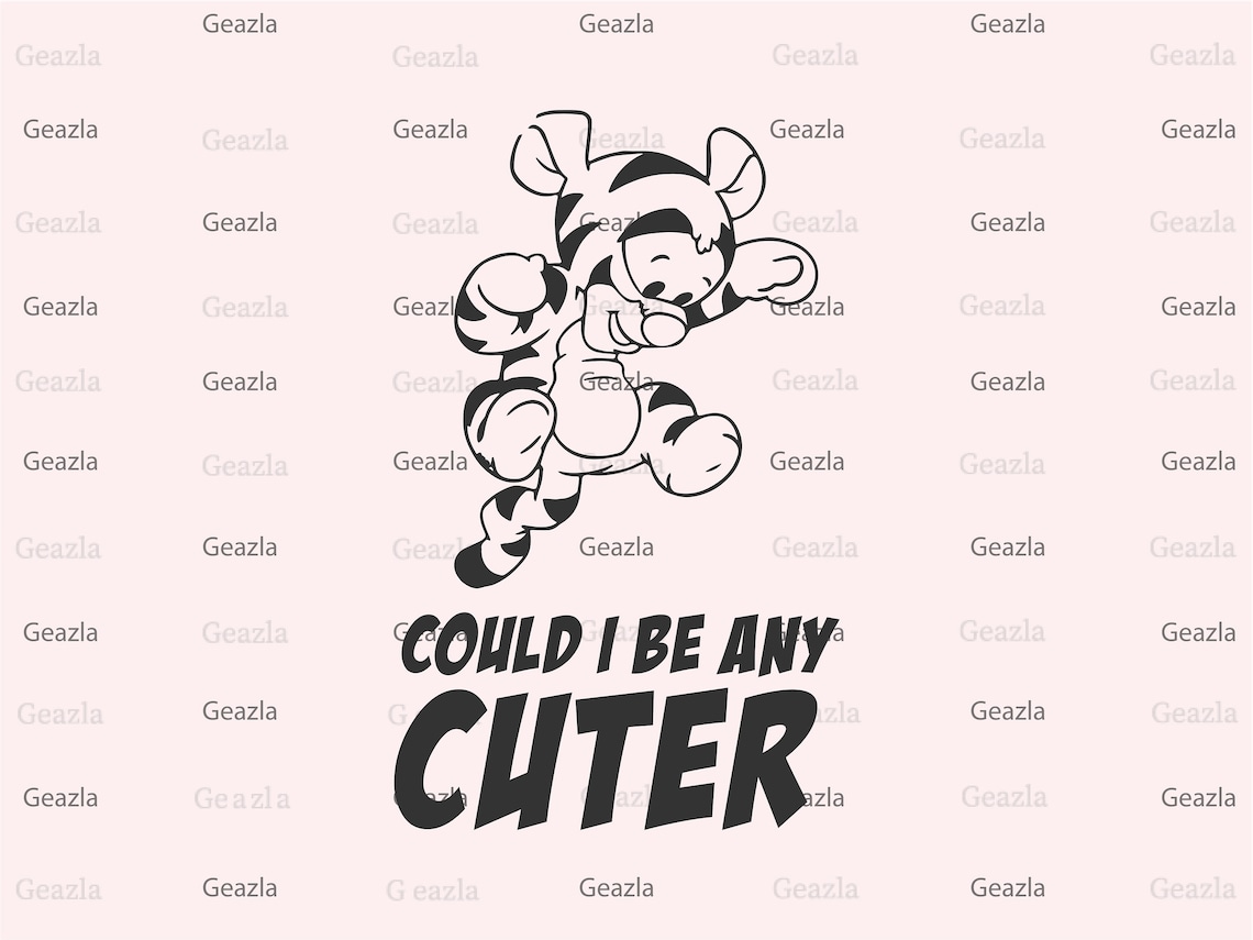 Tigger Svg Baby Tigger Svg Svg File for Cricut Vinyl Cut - Etsy