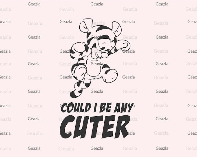Tigger Svg Baby Tigger Svg Svg File for Cricut Vinyl Cut - Etsy