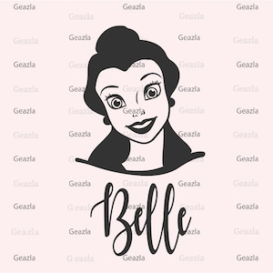 Belle Svg, Princess Belle Svg, Shirt Design, Tshirt Svg, Vinyl Cut, Svg ...