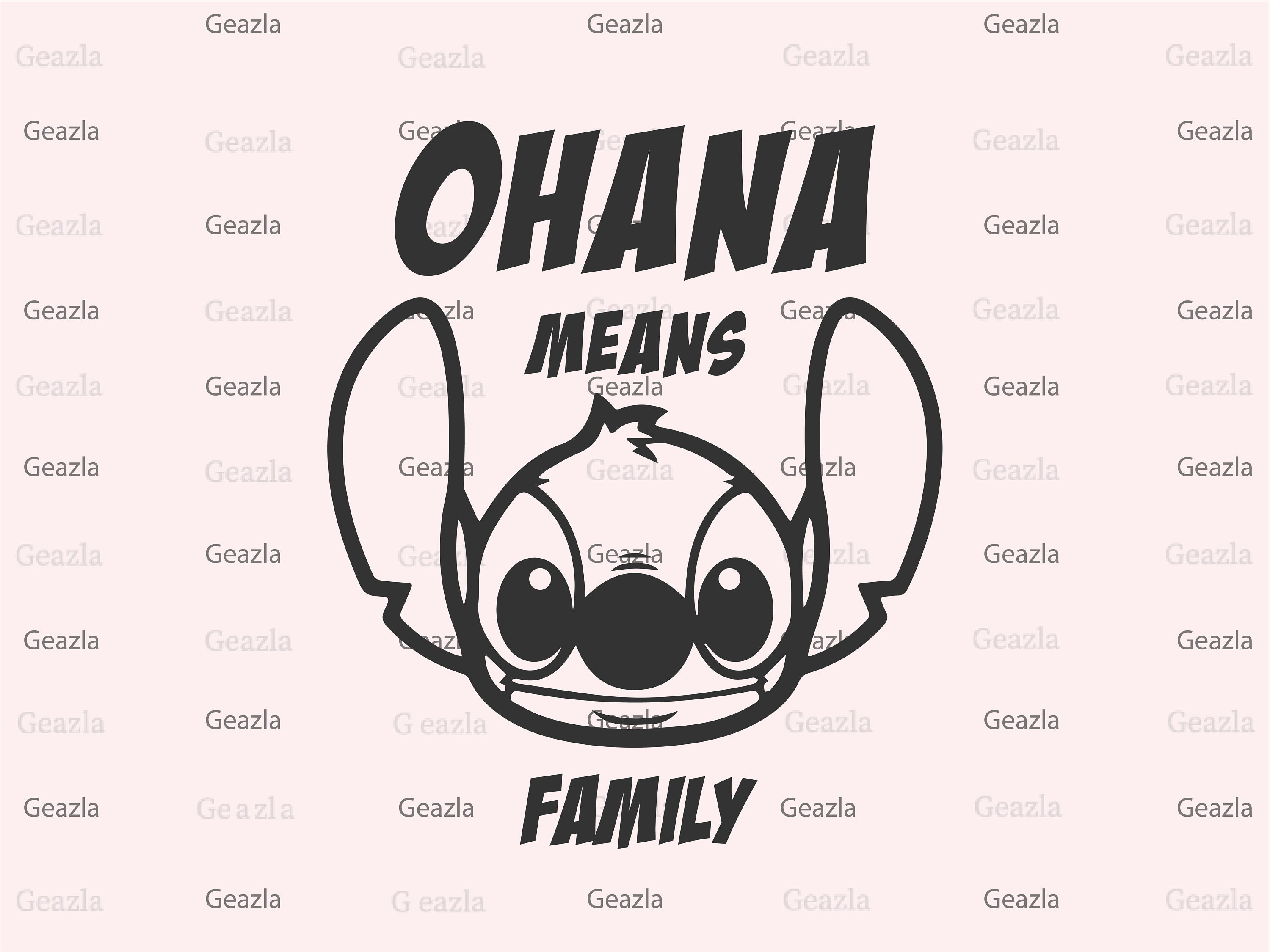 Ohana Means Family Svg Stitch Svg Lilo and Stitch Svg Ohana - Etsy