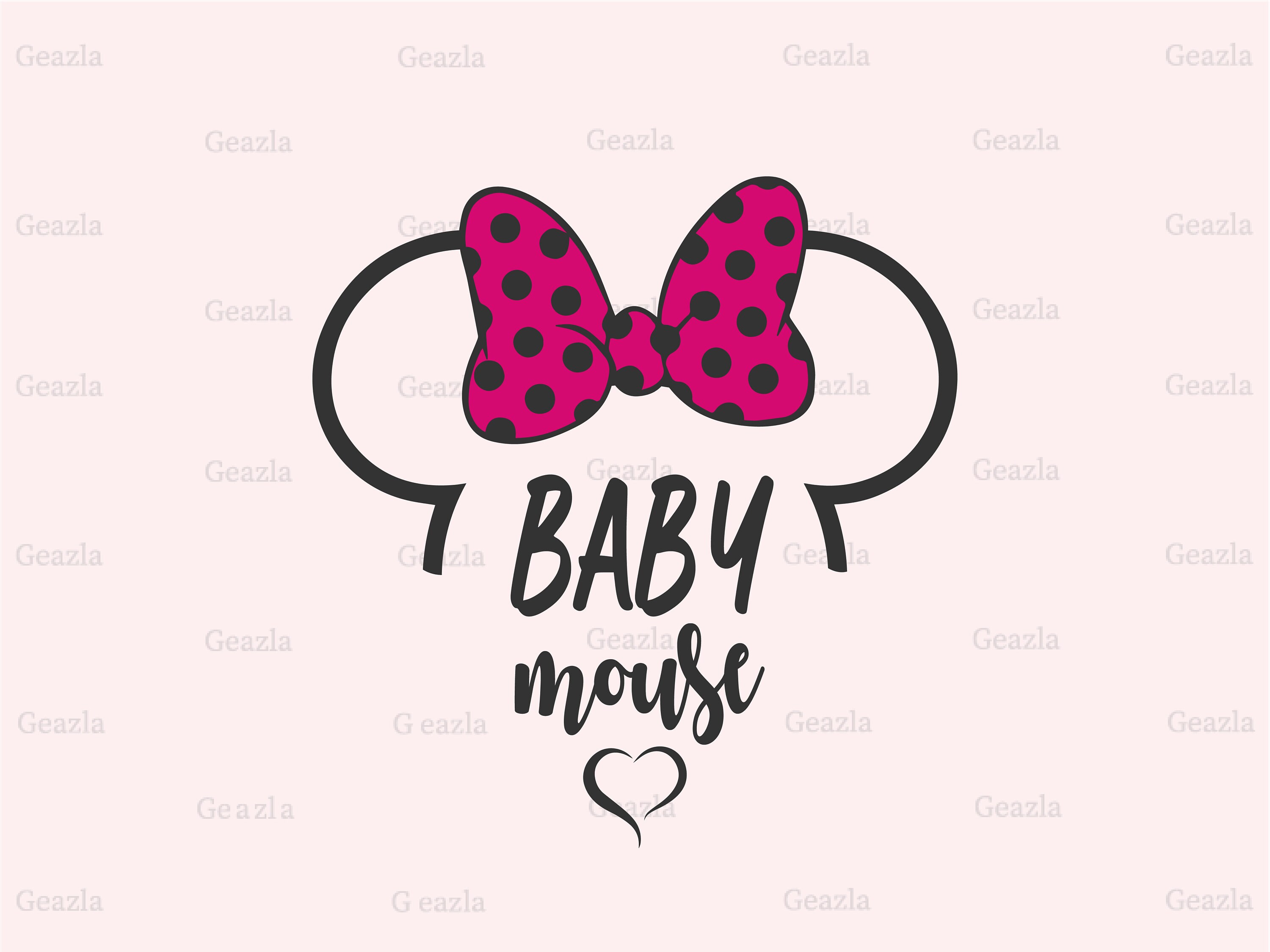 Baby Mouse Svg Family Shirt Svg Svg Files for Cricut Vinyl - Etsy