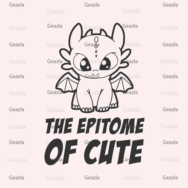 Toothless Silhouette - Etsy