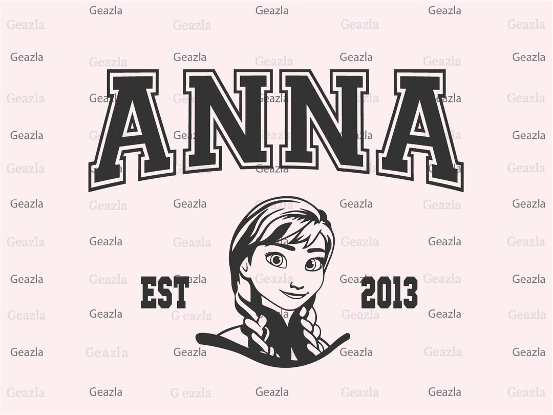 Anna Svg, Princess Anna Svg, Vinyl Cut File, Tshirt Design, Svg File ...