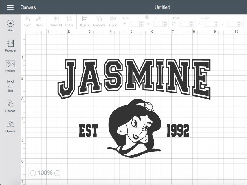 Princess Jasmine, Aladdin Svg, Aladdin Clipart, Svg File for Cricut ...