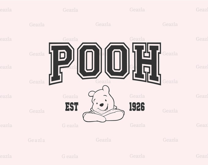 Pooh Svg Svg File for Cricut Cartoon Vinyl Cut Printable - Etsy
