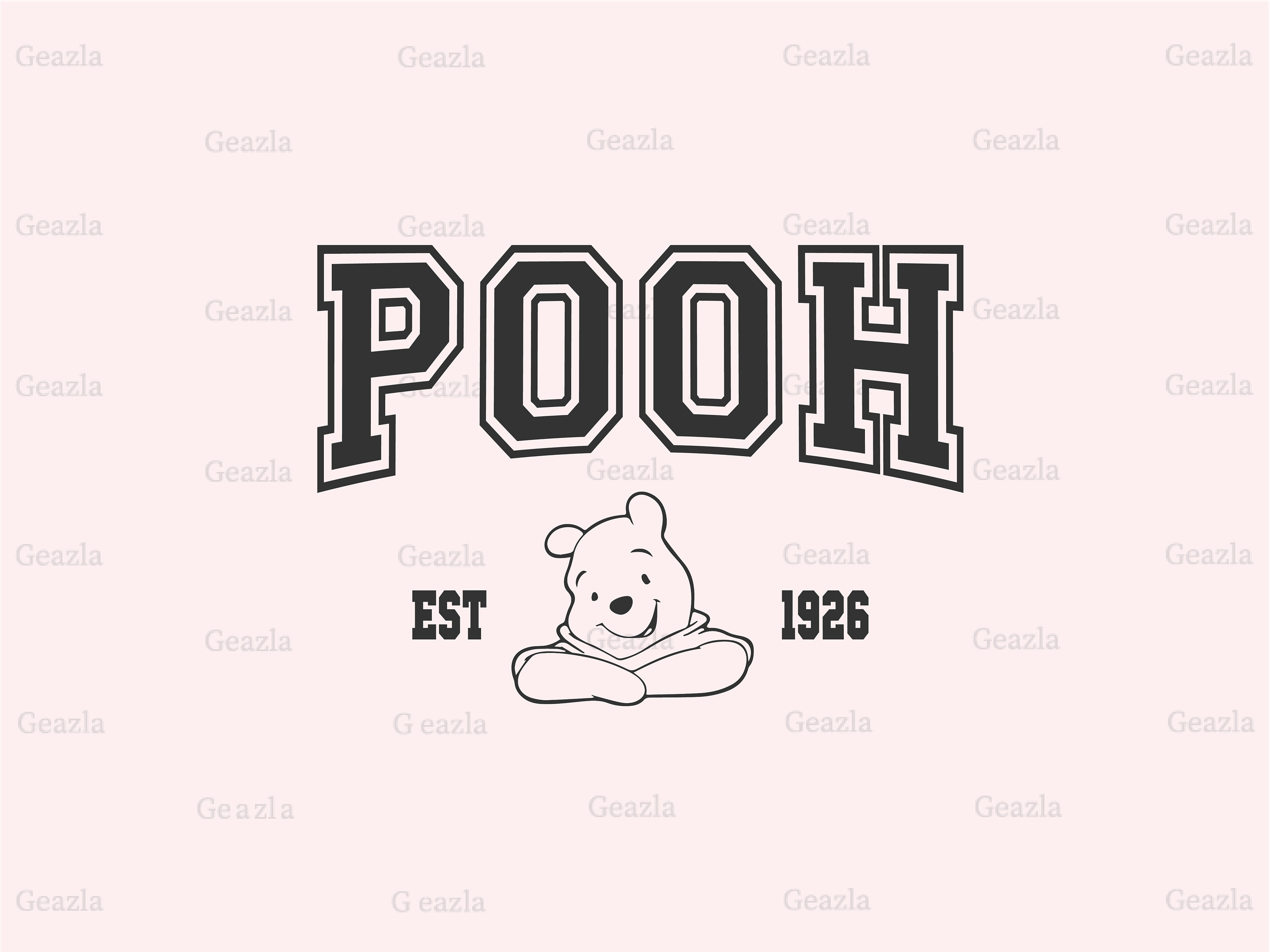 Pooh Svg Svg File for Cricut Cartoon Vinyl Cut Printable - Etsy Canada