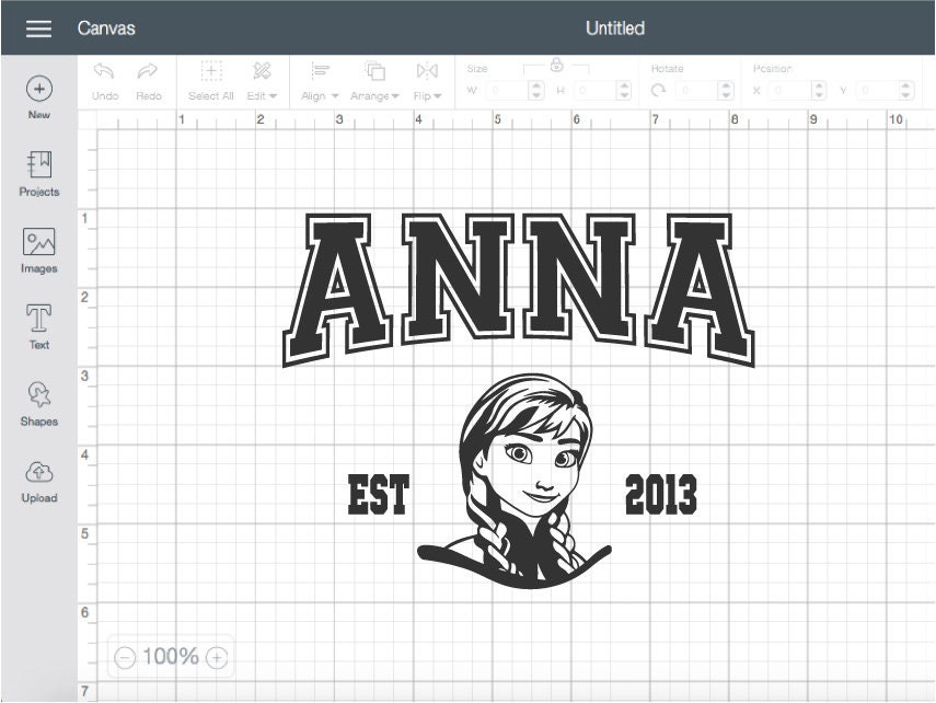 Anna Svg Princess Anna Svg Vinyl Cut File Tshirt Design - Etsy