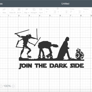 Join the Dark Side Svg, Star Wars Svg, Digital Sticker, Digital ...
