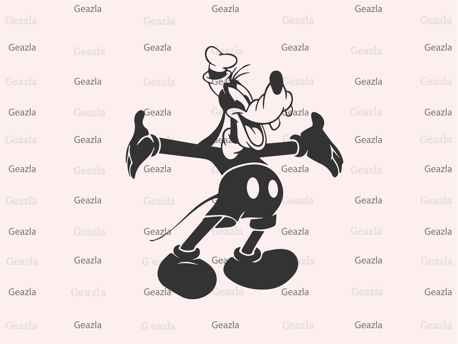 Mouse Goofy Svg Goofy Head Svg Mouse Body Svg Cricut Svg - Etsy