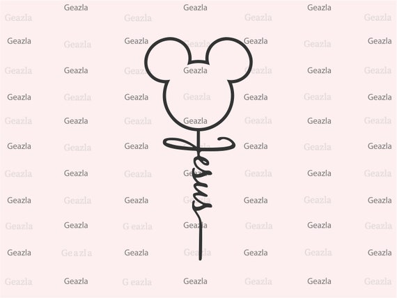 Jesus Svg Mouse Head Jesus Svg Mouse Ears Jesus Svg Jesus - Etsy