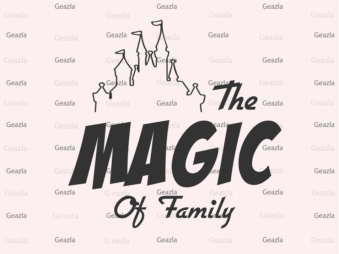 The Magic of Family Svg, Magical Castle Svg, Magical Family Svg, Family ...