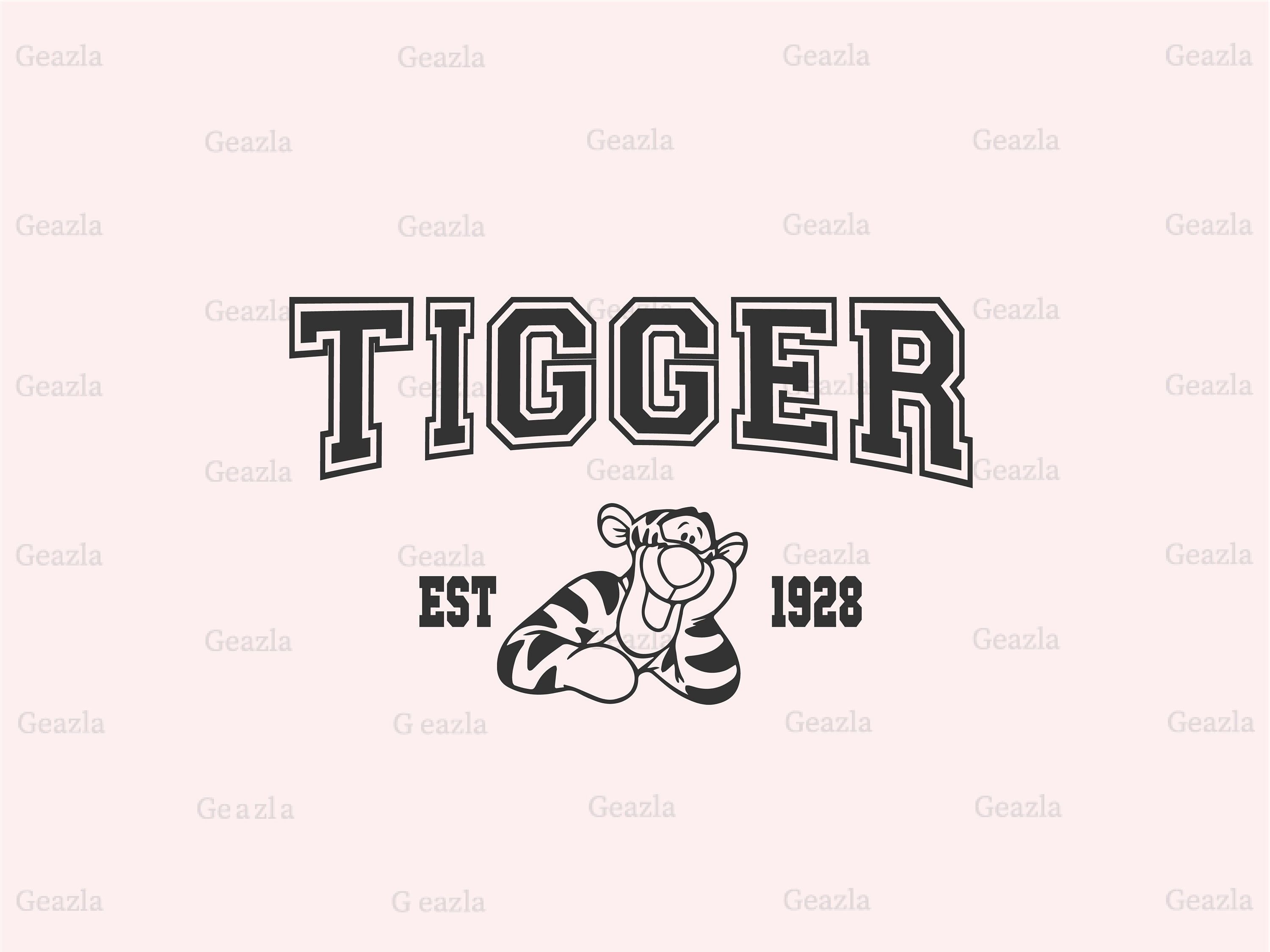 Tigger Svg Svg File for Cricut Cartoon Vinyl Cut Printable - Etsy