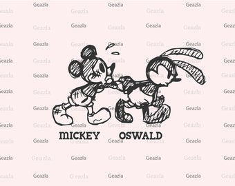 Mickey Oswald Svg - Etsy