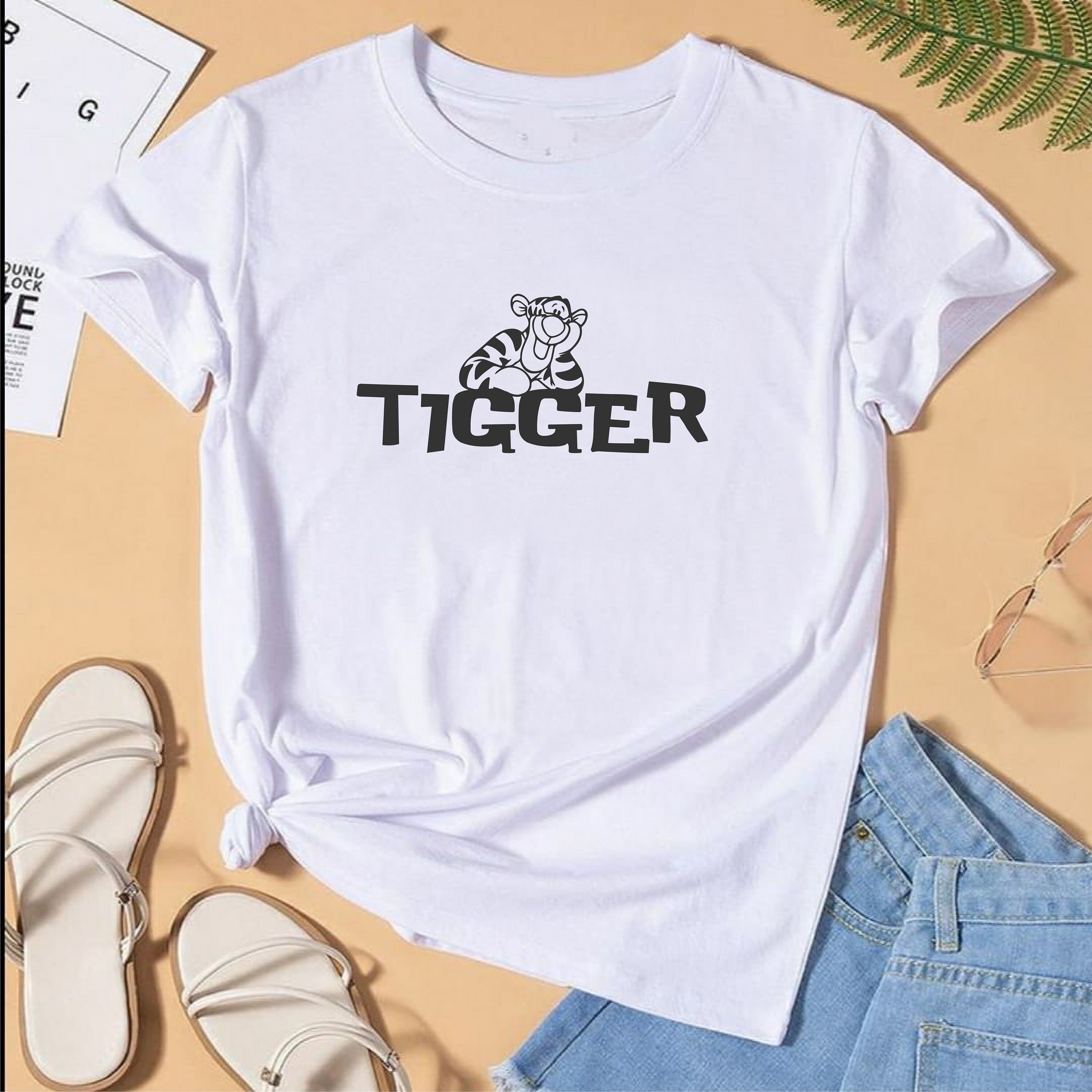 Tigger Svg Winnie the Pooh Svg Tigger Lettering Svg Cartoon - Etsy