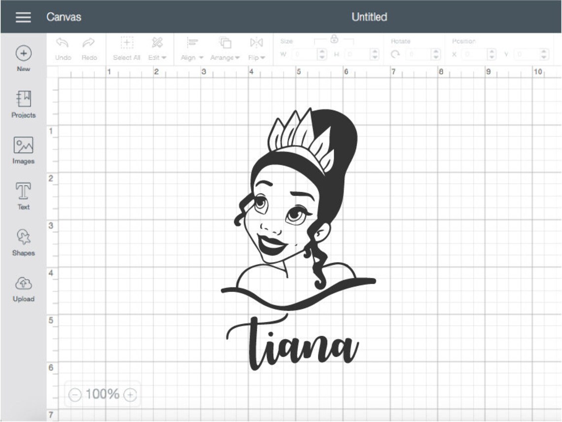 Tiana Svg, Princess Tiana Svg, Vinyl Cut File, Tshirt Design, Svg File for Cricut, Printable Cut ...