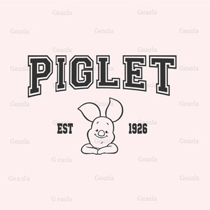 Piglet Svg, Svg File for Cricut, Cartoon Vinyl Cut, Printable Svg File ...