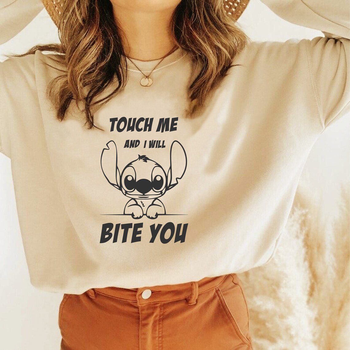 Touch Me and I Will Bite You Svg Stitch Svg Cute Stitch Svg - Etsy UK