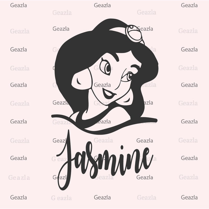 Princess Jasmine Svg - Etsy