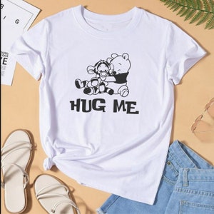 Hug Me Svg, Baby Pooh and Tigger Svg, Winnie the Pooh Svg, Mother Child ...