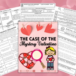 Valentines Day Activities Valentines Day Games Mystery Game Valentines ...