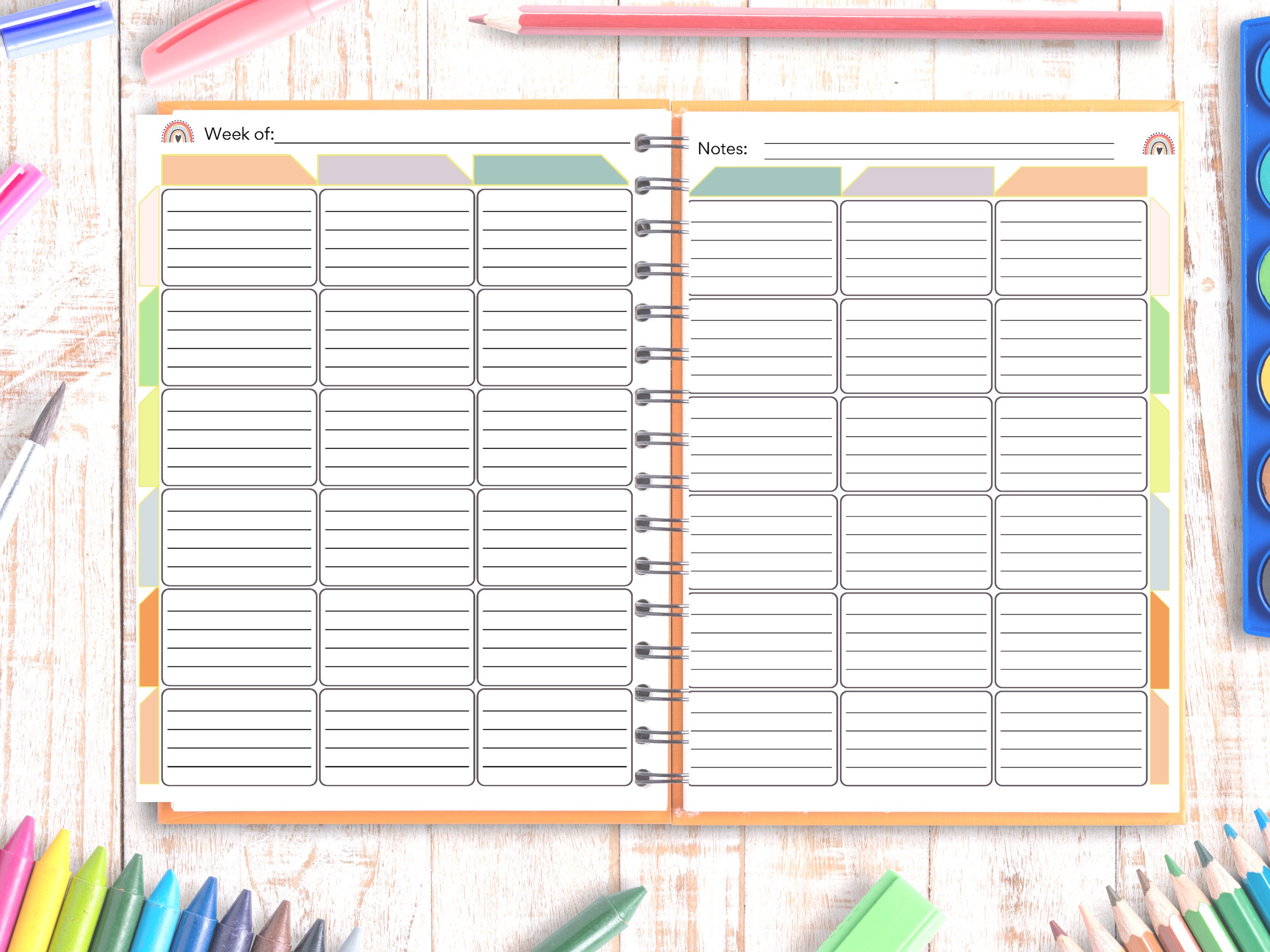 Teacher Planner 2022-2023 Lesson Planner Printable Academic - Etsy