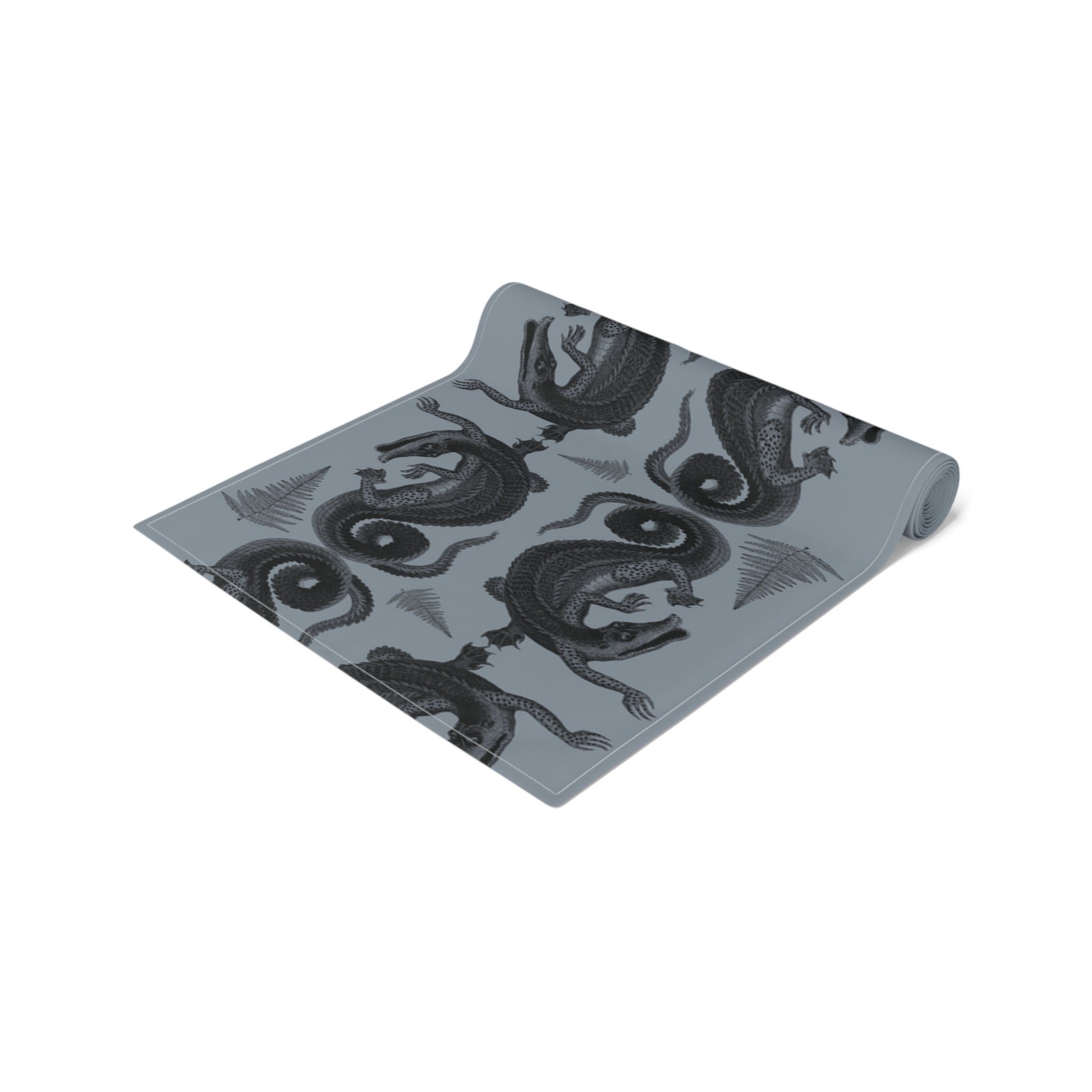 Vintage Inspired Alligator Sketch Table Runner, Florida Table Runner ...