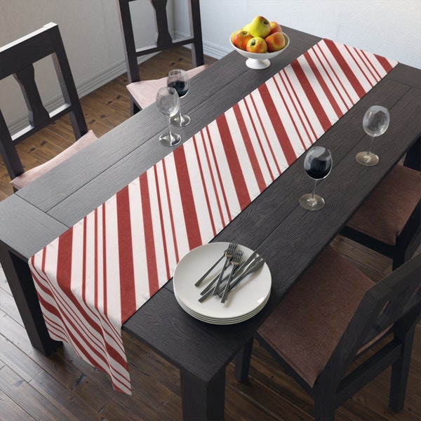 Striped Table Runner - Etsy
