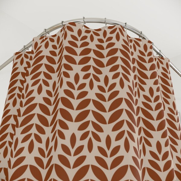 Rust Shower Curtain - Etsy