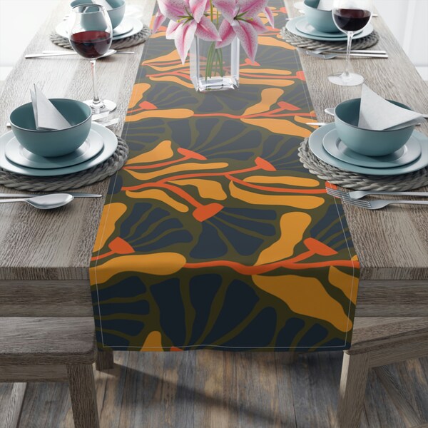 Modern Table Runner - Etsy