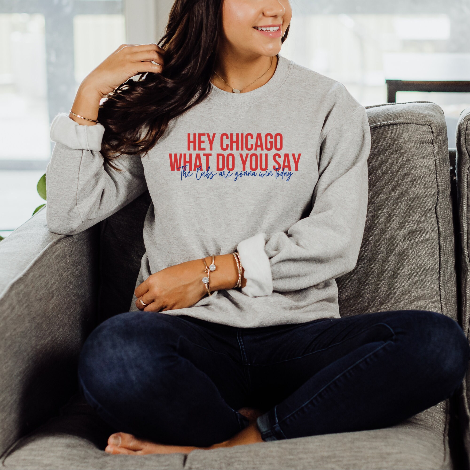 Cubs Go Cubs Go Lyrics Sweatshirt, Chicago Tank Top, Chicago, Go Cubs ...