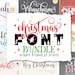 Script Font Bundle, Handwritten Font Bundle, Calligraphy Font, Swash ...