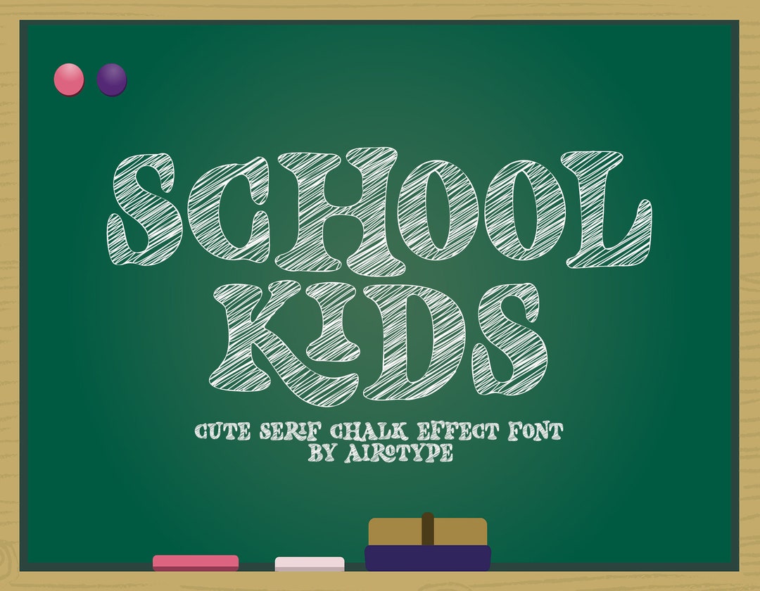 School Kids Font, Sketch Font, Display Font, School Font, Kids Font ...