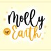 Molly Earth Font, Handwritten Font, Script Font, Handwriting Font ...