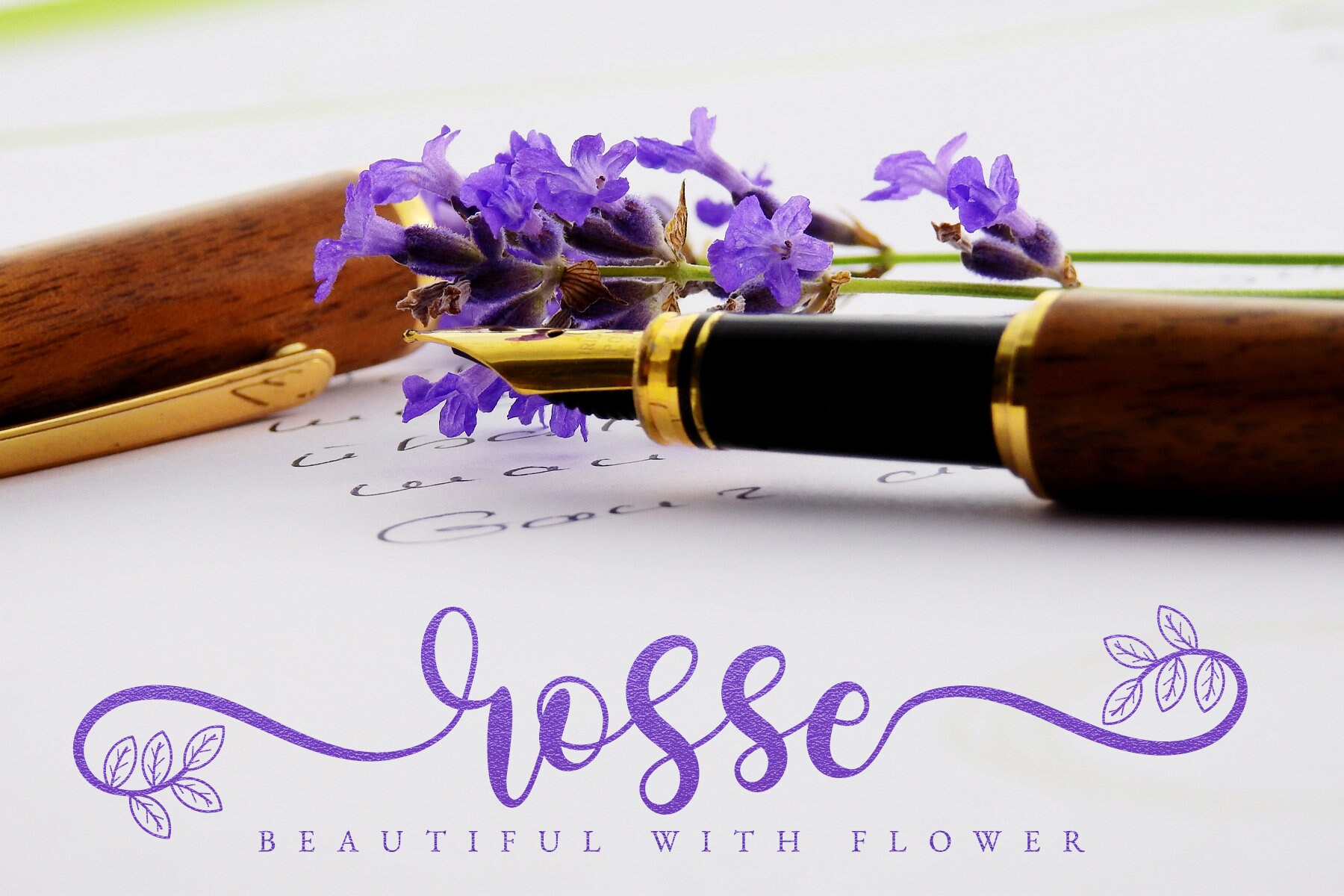 Holly Script Font, Swash Font, Spring Font, Calligraphy Font, Autumn ...