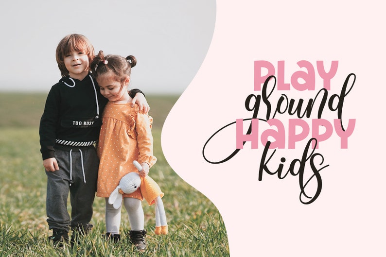 Spring Note Font Duo, Handwritten Font, Script Font, Cursive Font, Bouncy Font, Simple Font ...