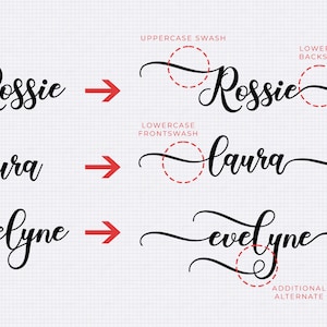 Magista Font, Swash Font, Tail Font, Font With Tail, Swoosh Font, Bouncy Font, Wedding Font ...