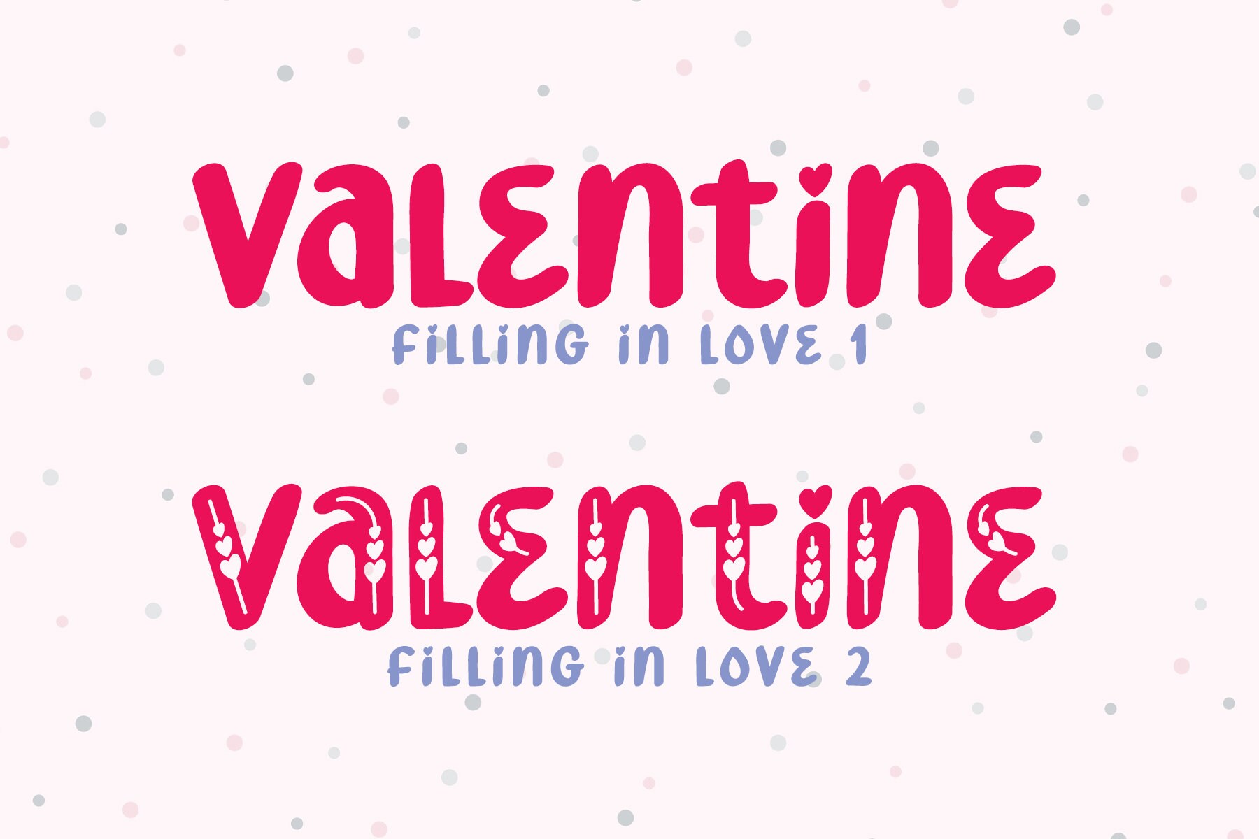 Handwritten Font, Playful Cute Font, Valentine Font, Love Font, Heart ...