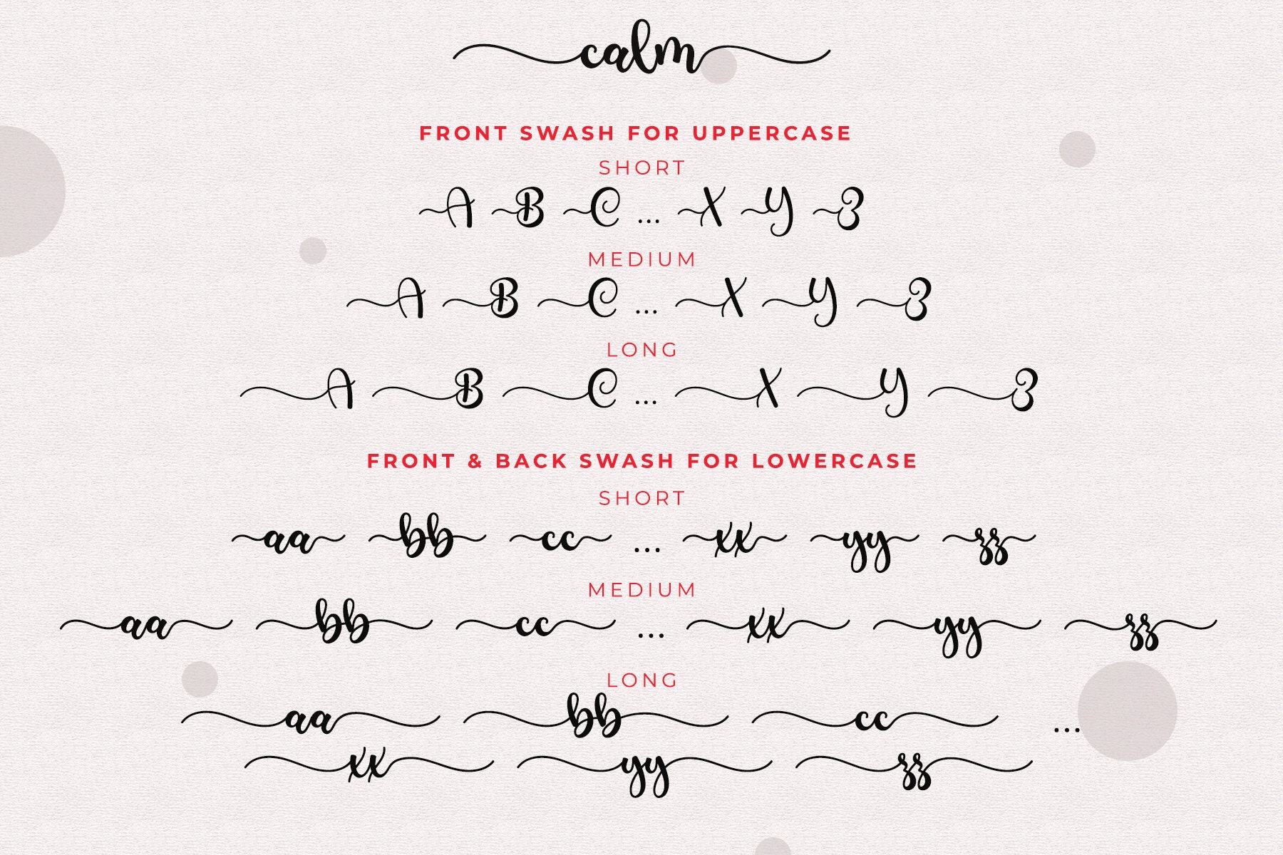 Calm Font, Handwritten Font, Script Font, Calligraphy Font, Cursive ...