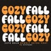Cozy Fall Font Retro Font Vintage Font Groovy Font Boho - Etsy