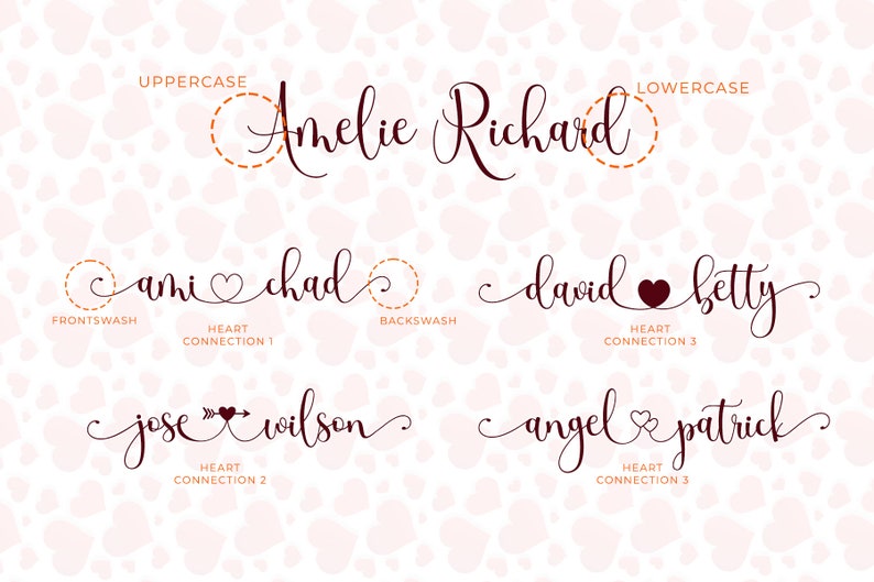 This Mate Font, Script Font, Handwritten Font, Heart Font, Heart Swash ...