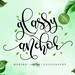 Glassy Anchor Font, Script Font, Handwritten Font, Swash Font, Tail Font, Font With Tail, Bouncy ...