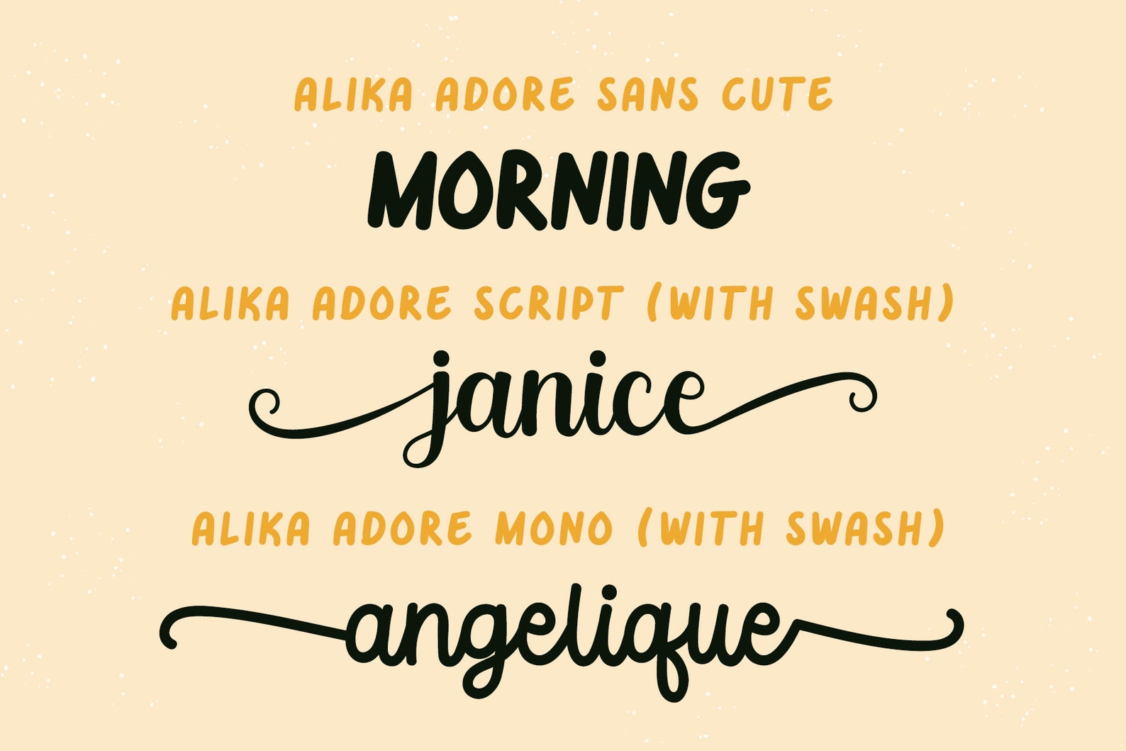 Adore Alika Font, Handwritten Font, Script Font, Tail Font, Swash Font ...