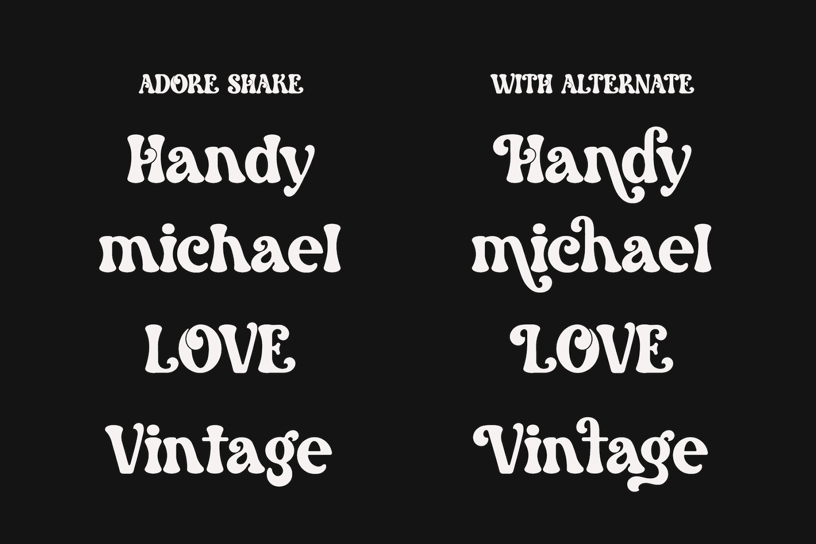 Adore Shake Font, Serif Font, Retro Font, Vintage Font, Modern Font ...